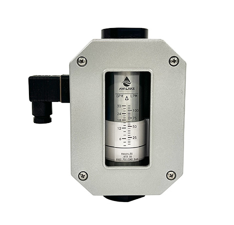 Variable Area Flow Rate Alarm On AW-Lake