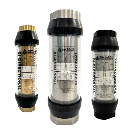 Bi-Directional Variable Area Flow Meter On AW-Lake